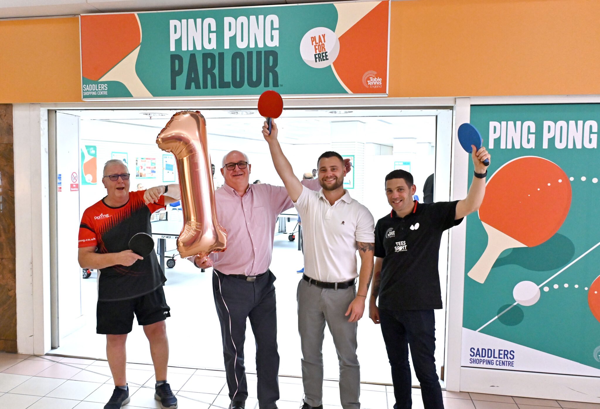 Happy Birthday Ping Pong Parlour! - Saddlers Shopping Centre